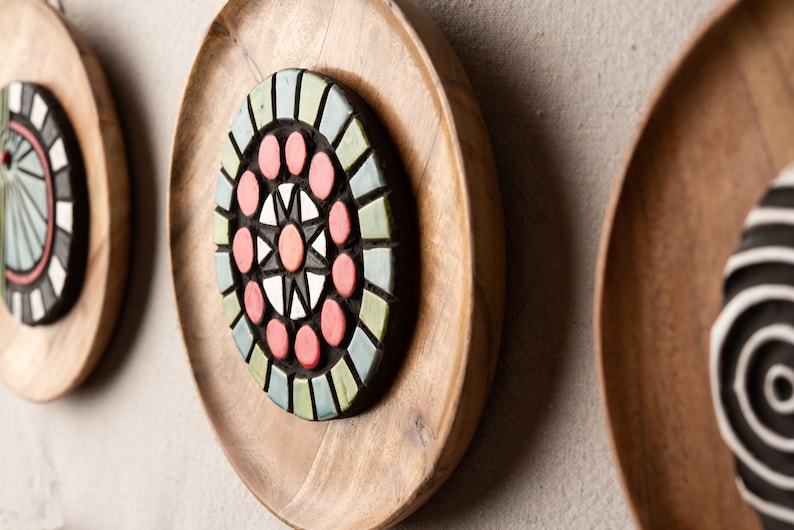 Handmade Tile Framed (one - Choose From 16 Patterns) Ceramic Wall ...