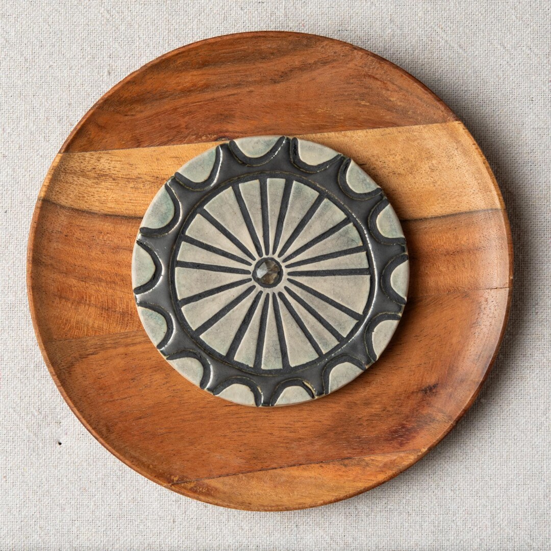 Midcentury Gallery Wall Mid Mod Wall Decor, 7 Handmade Ceramic and ...