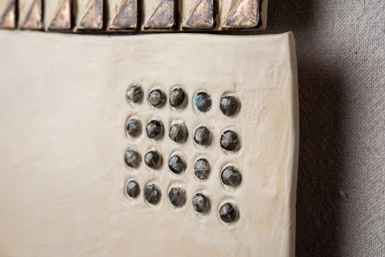 Ceramic Wall Art, Organic Assemblage (MADE to ORDER) Modern Stack - Etsy
