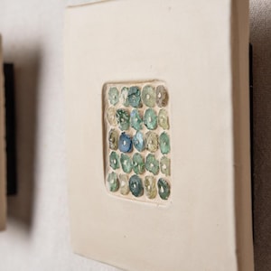 Mosaic Tile Wall Art Set of 9, Mounted Wall Art, 5 Inch Tiles - MADE to ...