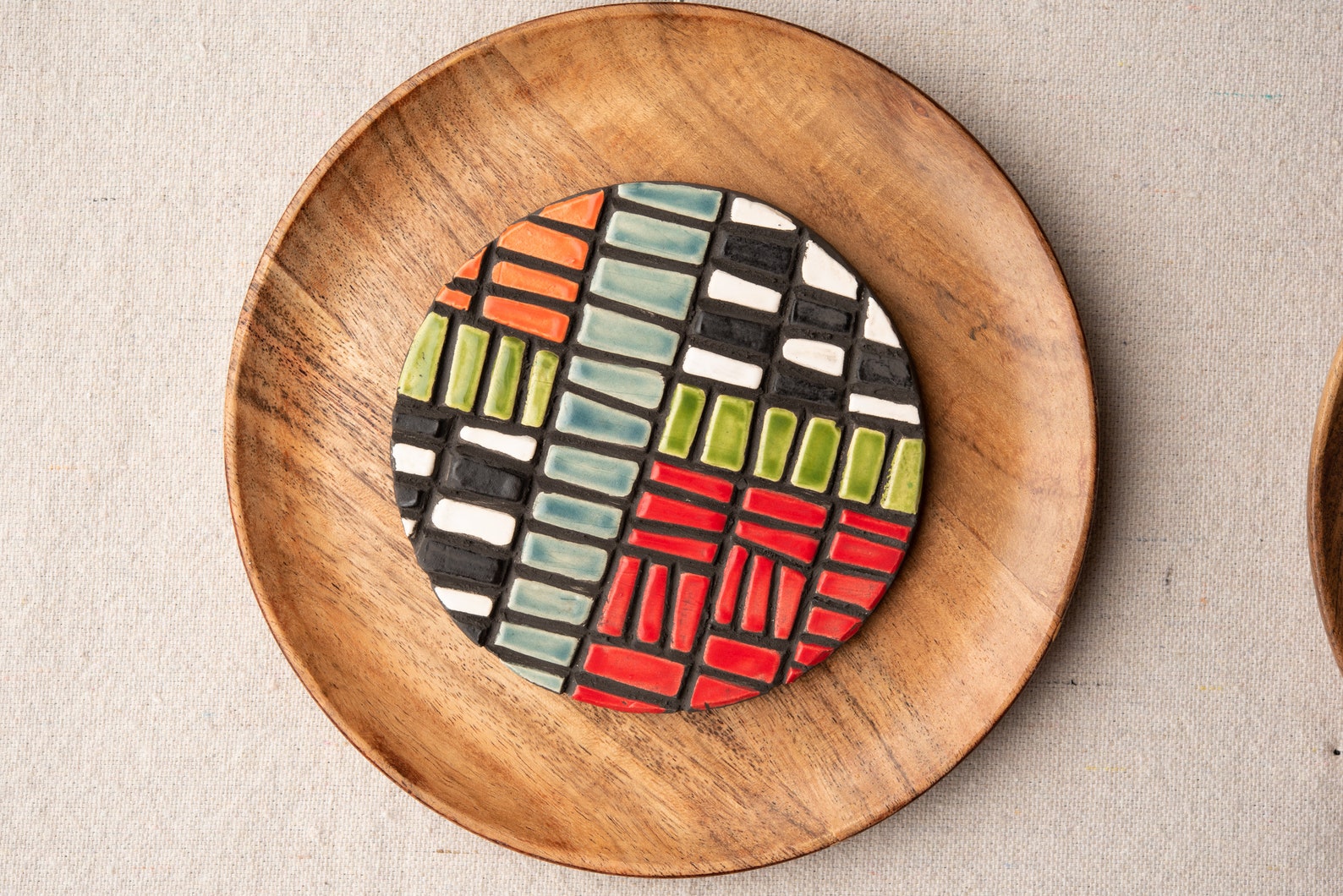 Handmade Tile Framed (one - Choose From 16 Patterns) Ceramic Wall ...