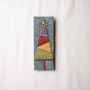 Mid Century Modern Trees Wall Art Set of 3 Ceramic Art Stick Mini Tile ...