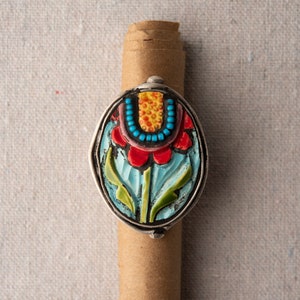 Ceramic Statement Ring, Adjustable Women's Ring, MADE to ORDER, Blossom ...