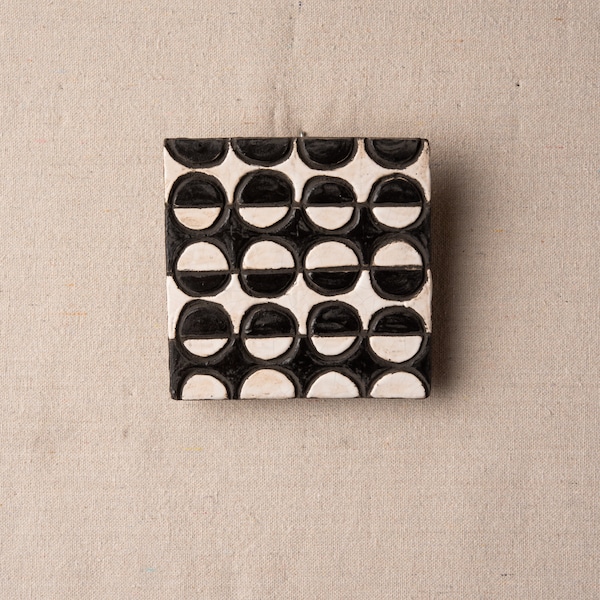 Moon Ceramic Tile - Etsy