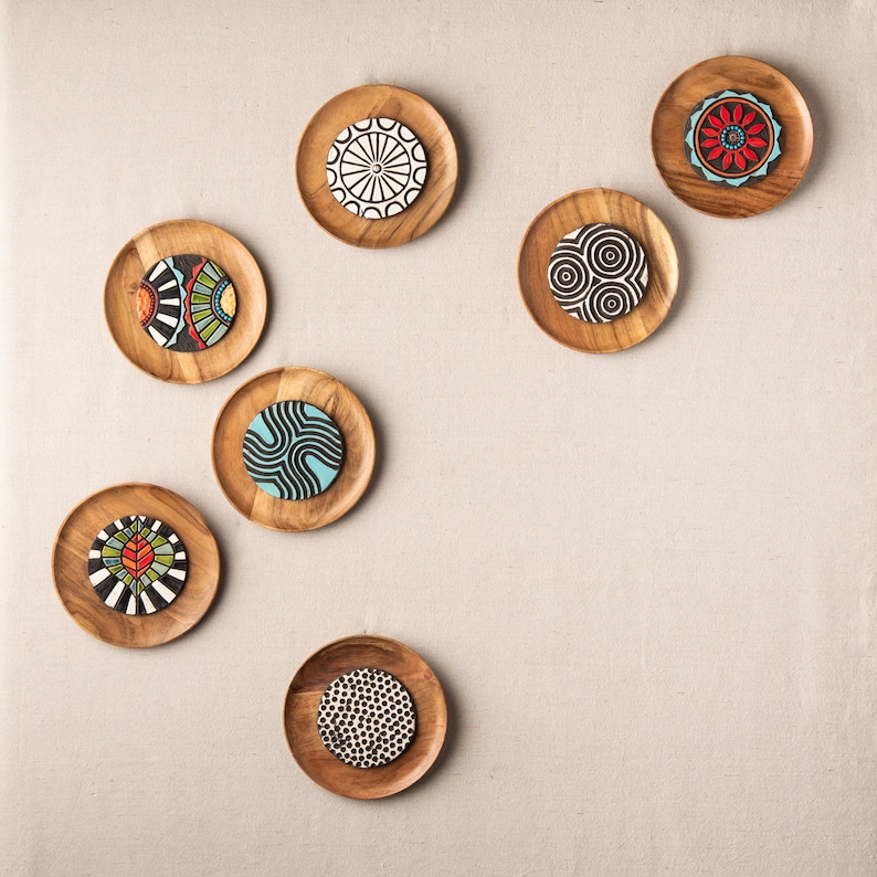 Handmade Tile Framed one Choose From 16 Patterns Ceramic - Etsy