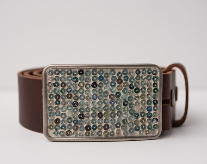 Recycled Ancient Roman Glass Belt Buckle READY to SHIP With - Etsy