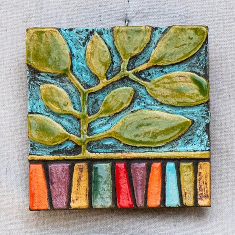 Bright Wall Art Tiles one Choose From 12 Patterns Mounted - Etsy