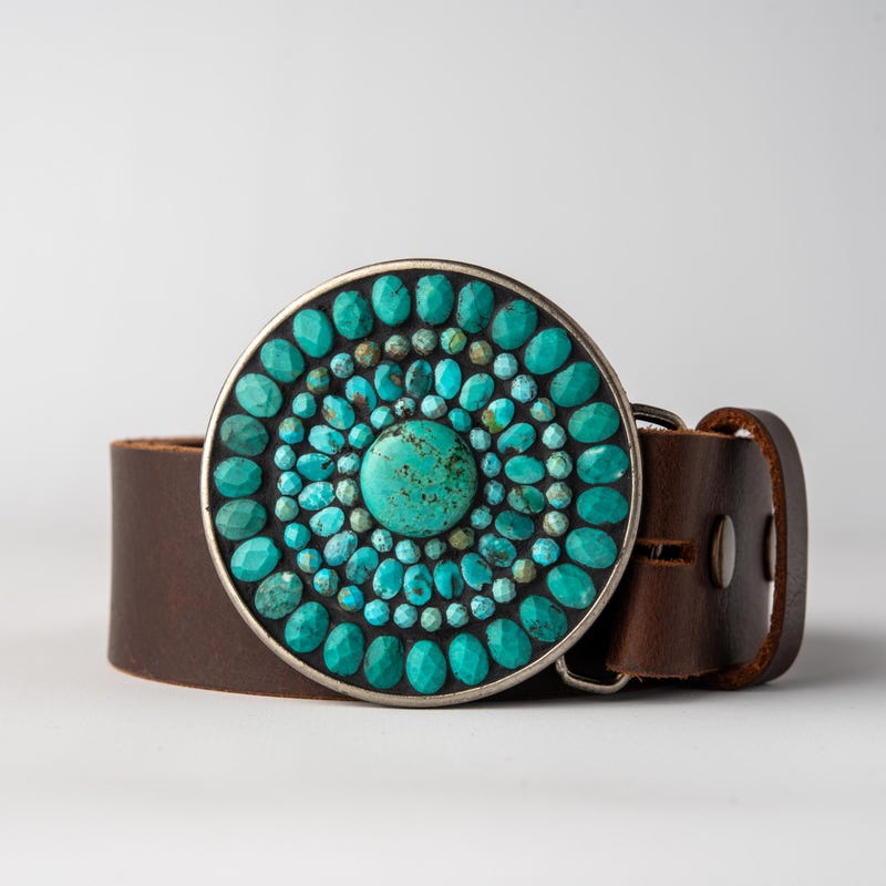 Turquoise Belts - Etsy