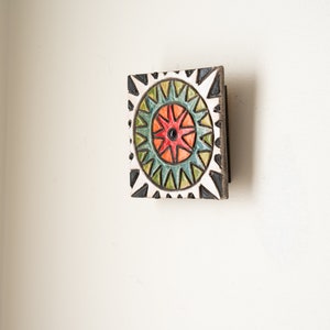 Ceramic Wall Art Mounted Handmade Square Tile Wall Art READY to SHIP by ...