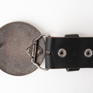 Women's Round Ceramic Belt Buckle With Optional Leather - Etsy