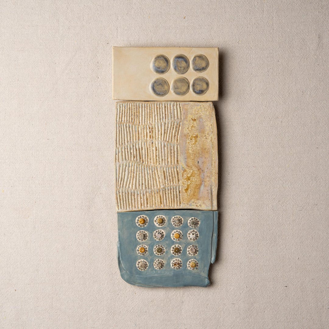 Ceramic Wall Art, Organic Assemblage - MADE to ORDER - Etsy