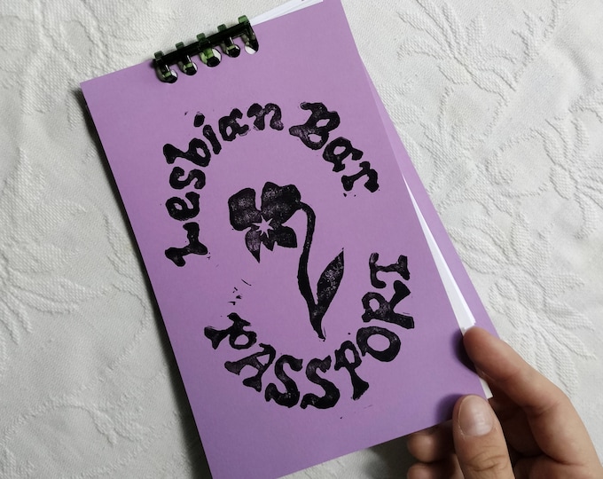 Lesbian Bar Passport - Handmade Queer Zine W/ Stickers - Etsy