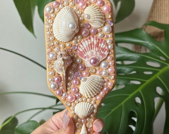 Bamboo Seashell Hairbrush: Scalp Massaging and Promotes Hair Growth ...