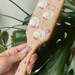 Bamboo Mermaid Seashell Hairbrush Decoration: Scalp Massaging, Handmade ...