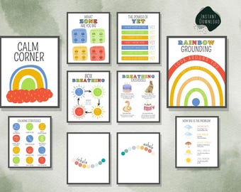 Girls Calm Down Corner Printable, Emotions, Calm Down Kit, Montessori ...