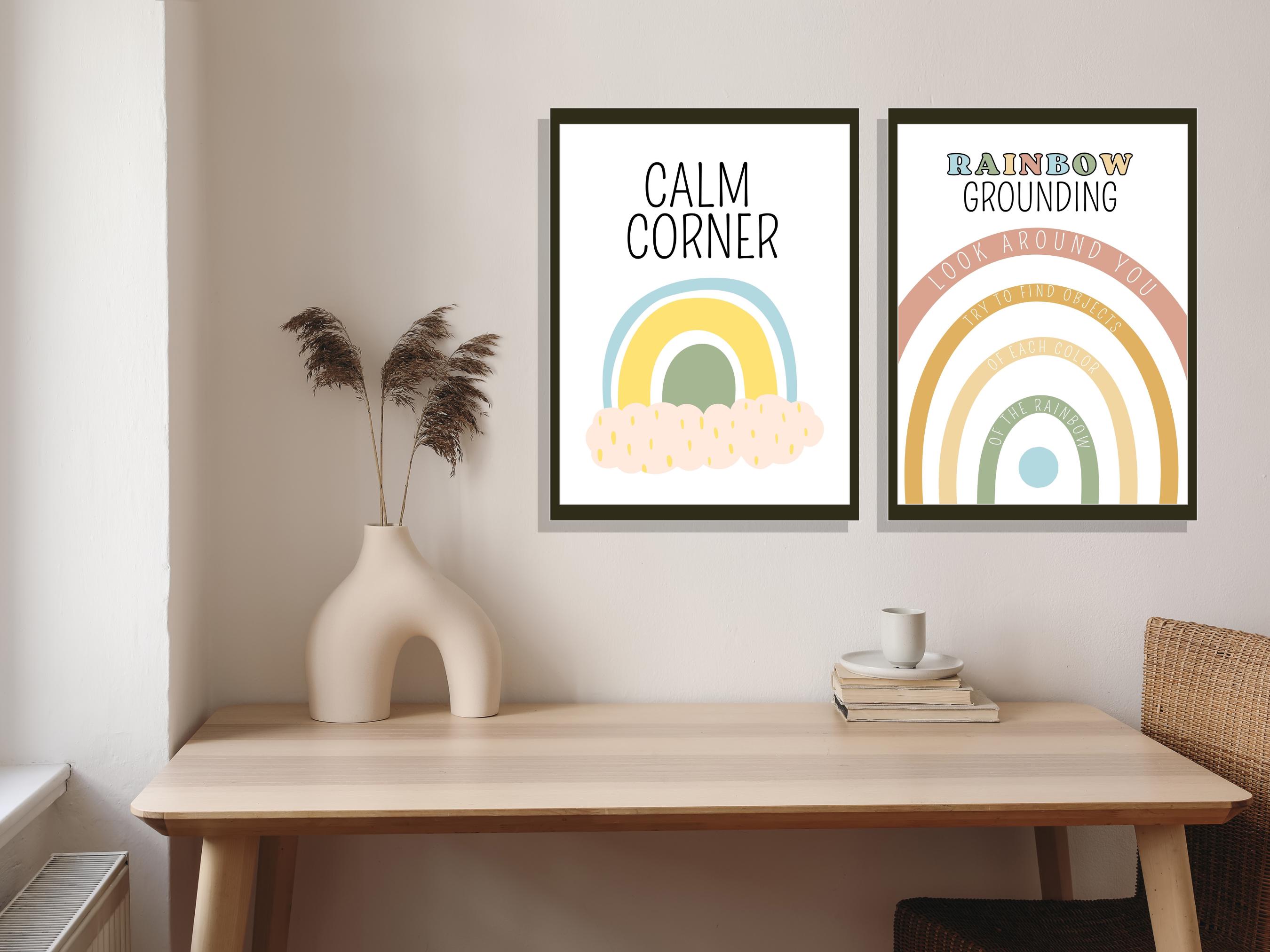 Neutral Tones Calm Down Corner Printable, Calm Down Kit, Montessori ...