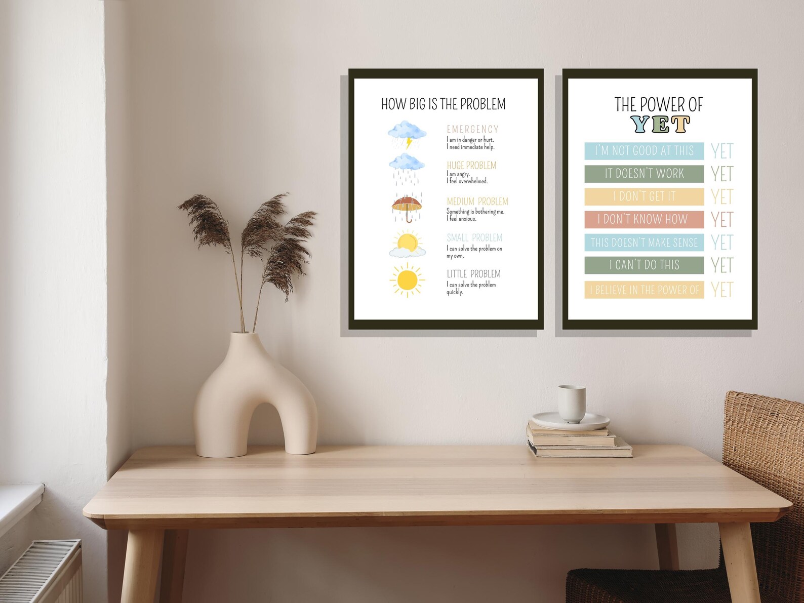 Neutral Tones Calm Down Corner Printable, Calm Down Kit, Montessori ...