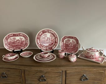 Large PASTA SERVING Bowl by SPODE Blue Room Garden Collection 12 Inch ...