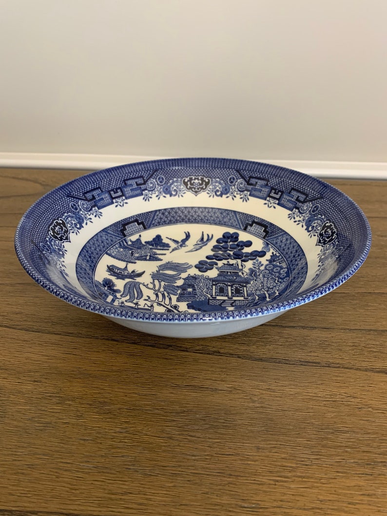Churchill Blue Willow China Dishes - Etsy