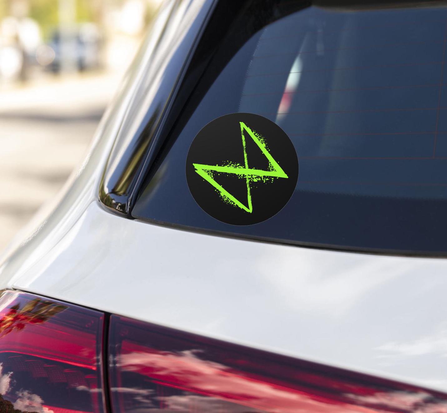 Arcane Ekko Firelights Logo Sticker Firelights Graffiti Sticker Arcane ...