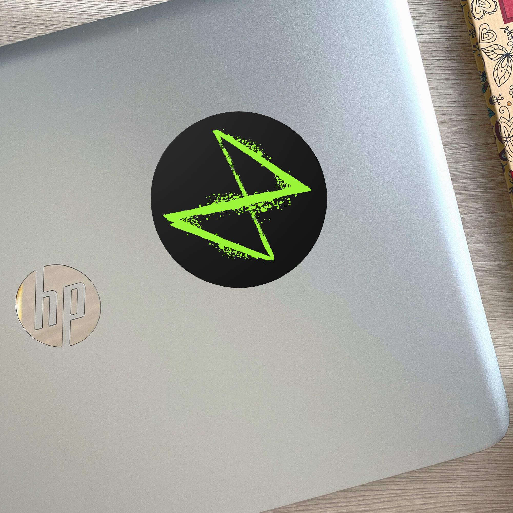 Arcane Ekko Firelights Logo Sticker Firelights Graffiti Sticker Arcane ...