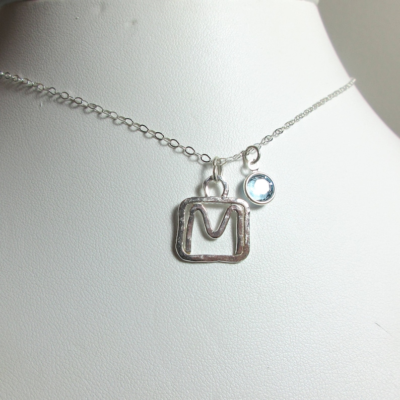 Collar M collar personalizado con inicial collar inicial - Etsy España