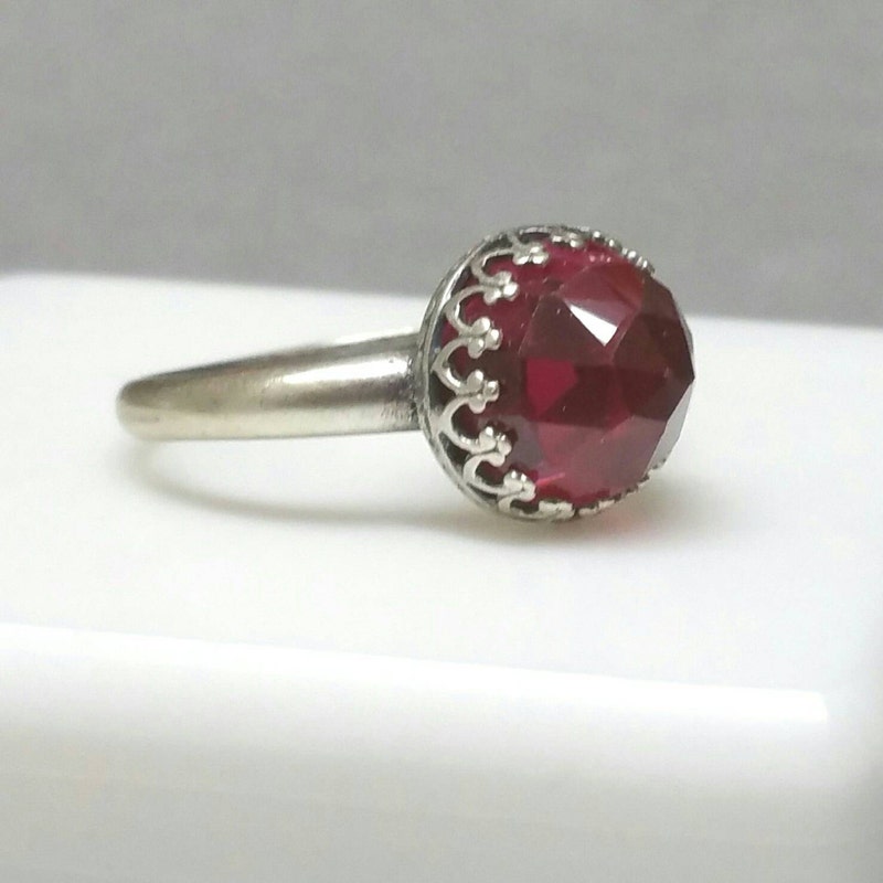 Large Ruby Ring - Etsy