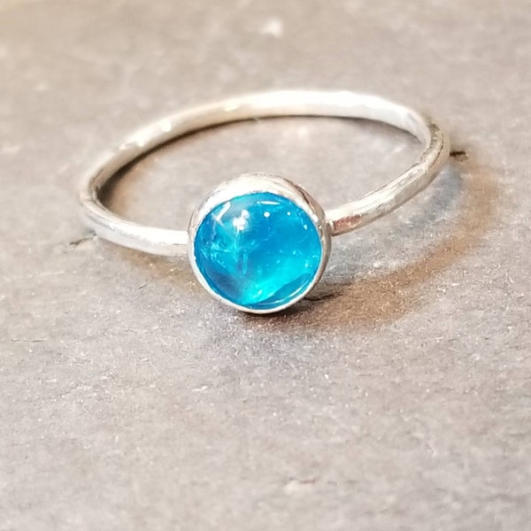 Blue Apatite Ring - Etsy