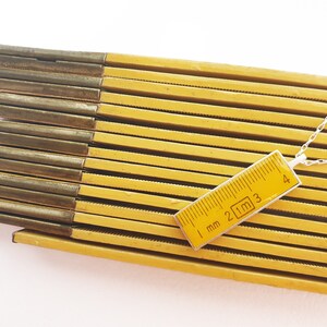 Yellow Metric Ruler Pendant - Etsy