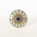 Days of the Week Sterling Silver Ring With Blue Gem - US Size 7.5 - Etsy