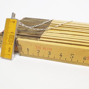 Yellow Metric Ruler Pendant - Etsy
