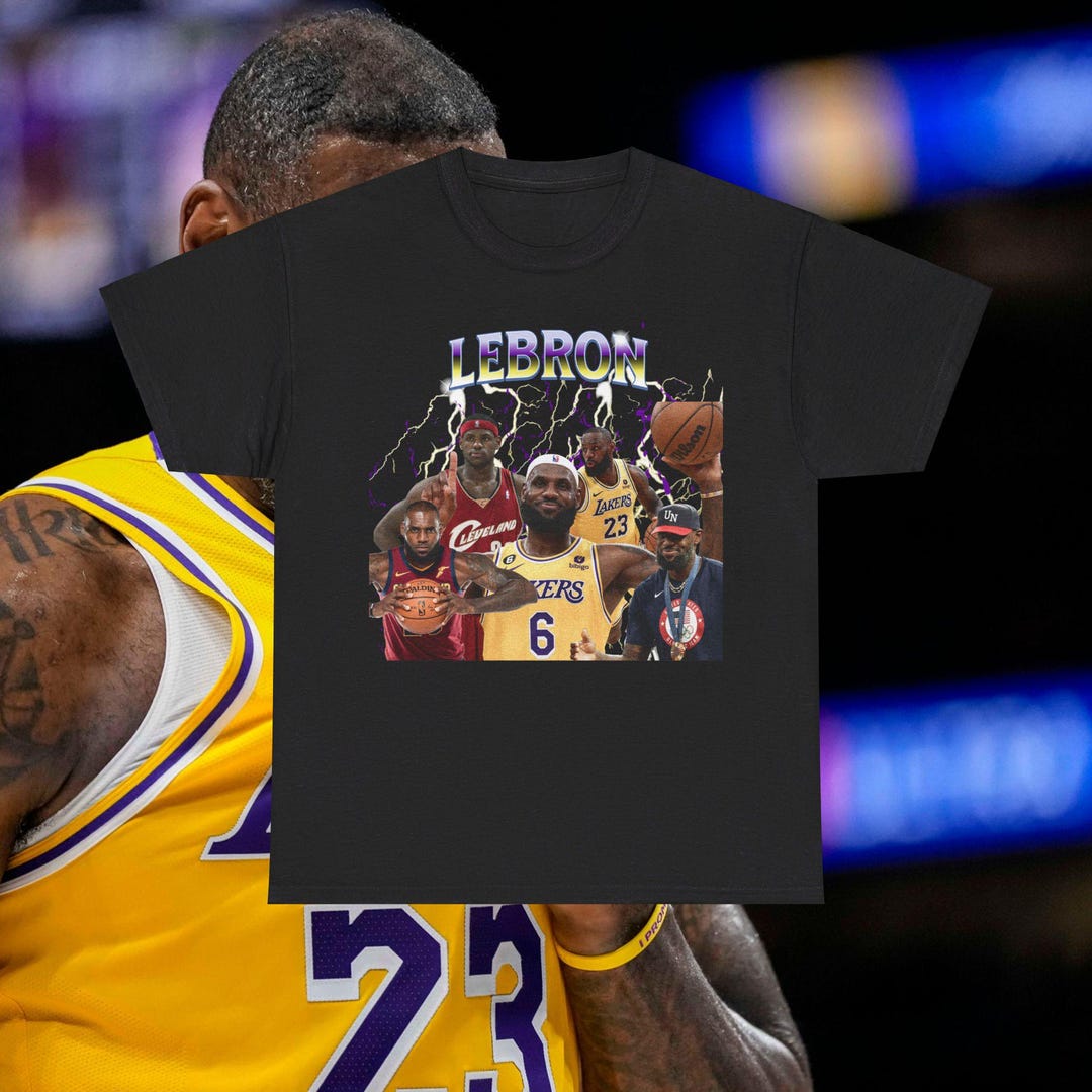 Vintage Lebron James, King James Bootleg Tee, the Lakers Merch, the ...