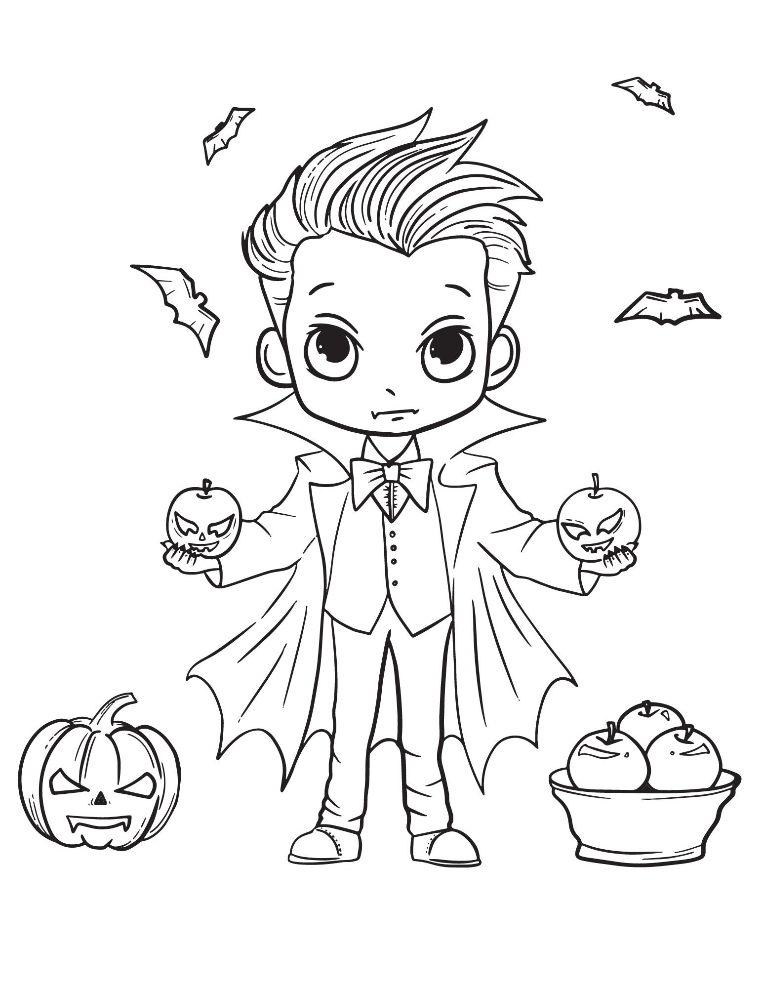 Halloween Coloring Pages for Kids, Coloring Books, Coloring Pages ...