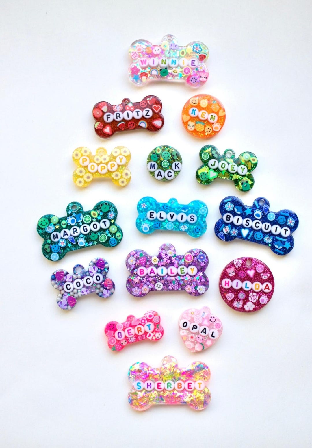 Resin Pet Tags Custom Made to Order! - Etsy