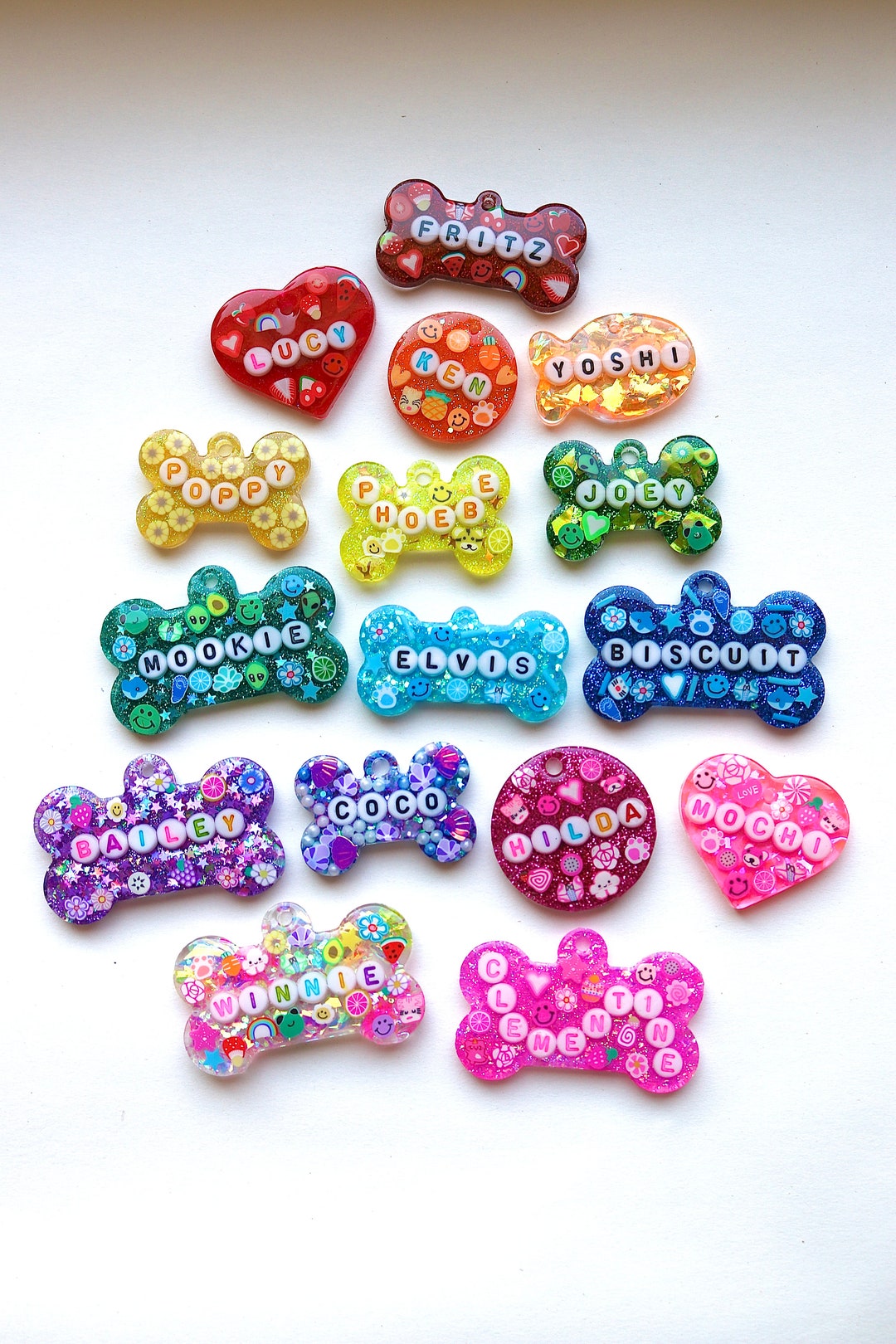 Resin Pet Tags Custom Made to Order! - Etsy