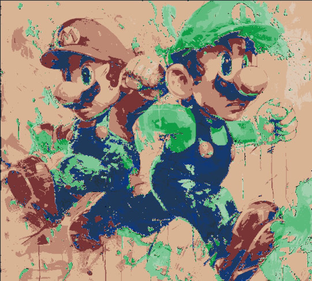 3D Print Hueforge Super Mario Bros. - Etsy