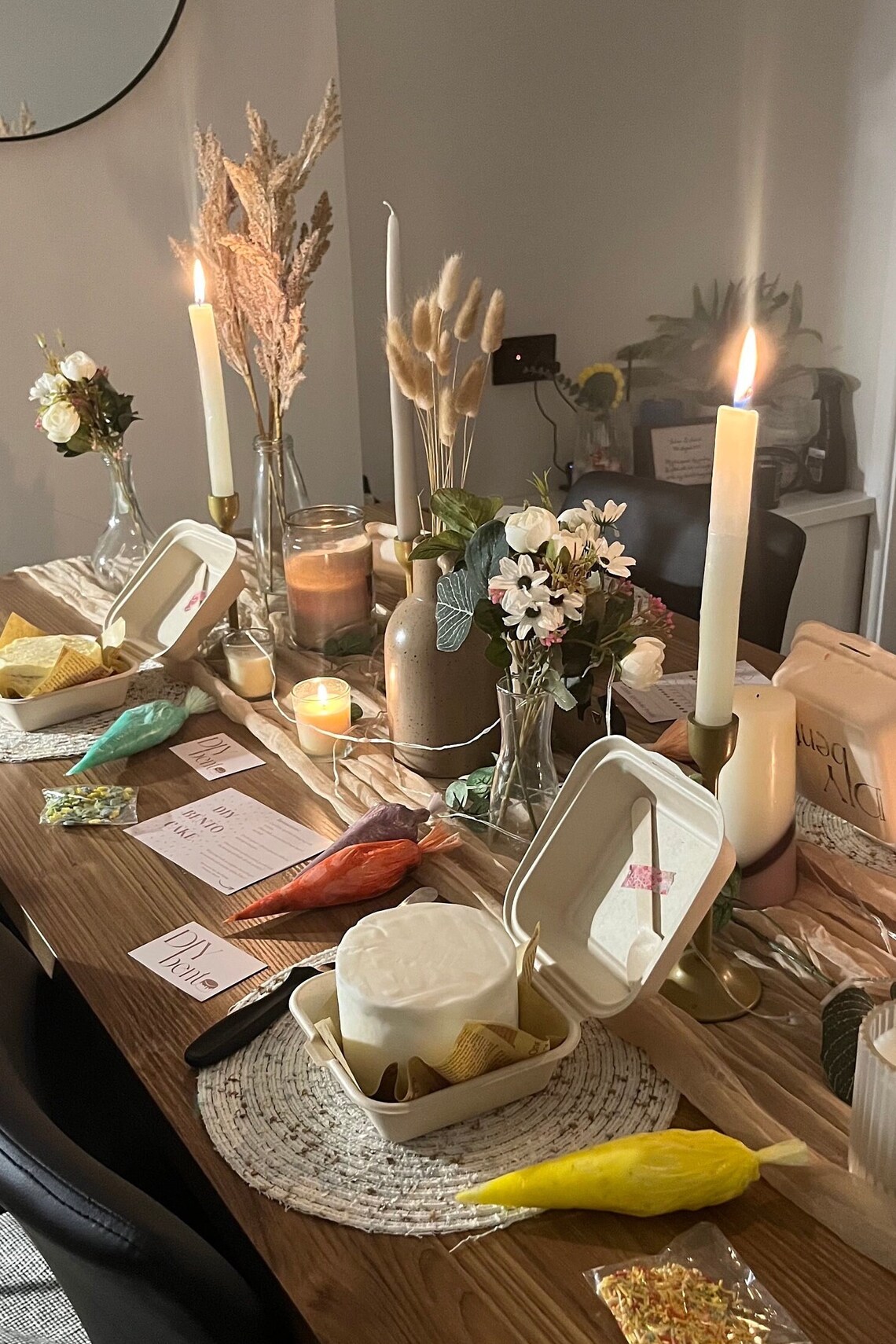 DIY Cake Kit - Floral Kit - 10x Items Included - At-home Cake ...