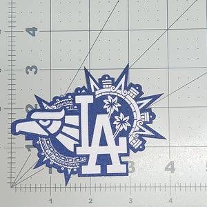 LA Dodgers Mexico Aztec Woven Iron-on Patch - Etsy