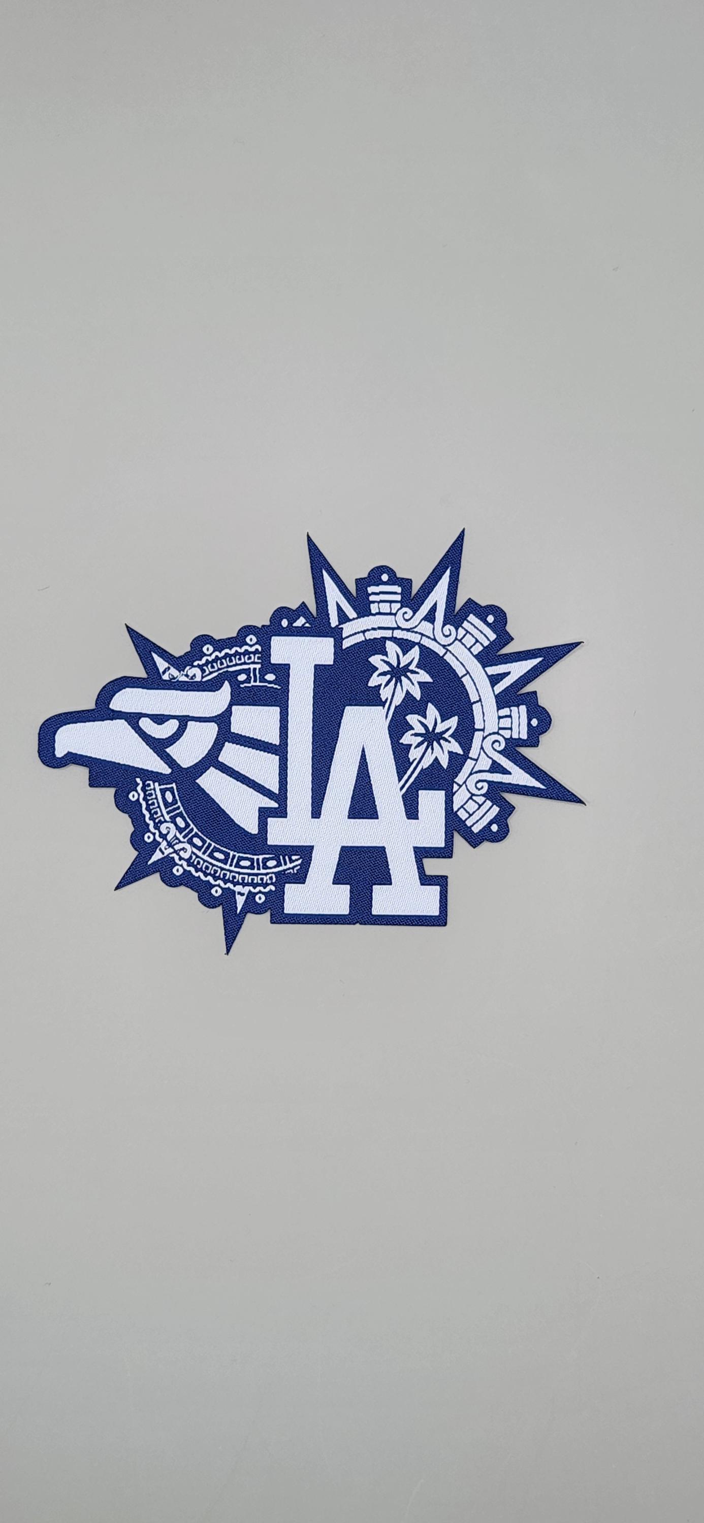 LA Dodgers Mexico Aztec Woven Iron-on Patch - Etsy