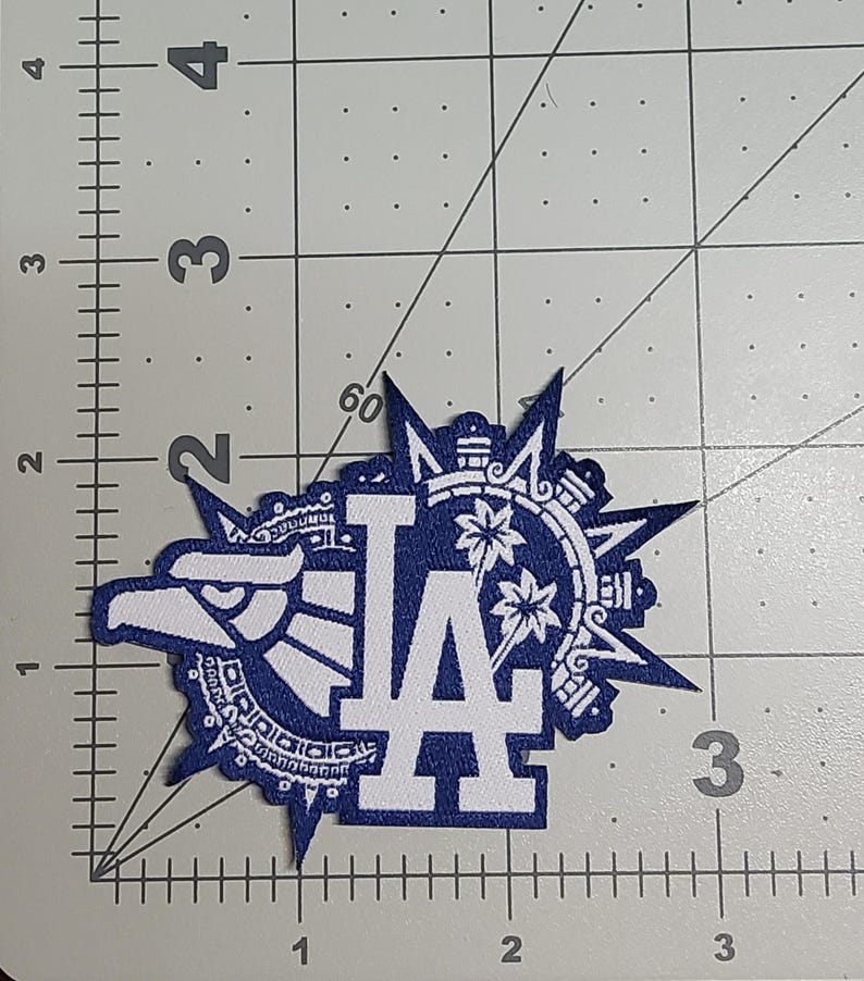 LA Dodgers Mexico Aztec Woven Iron-on Patch - Etsy