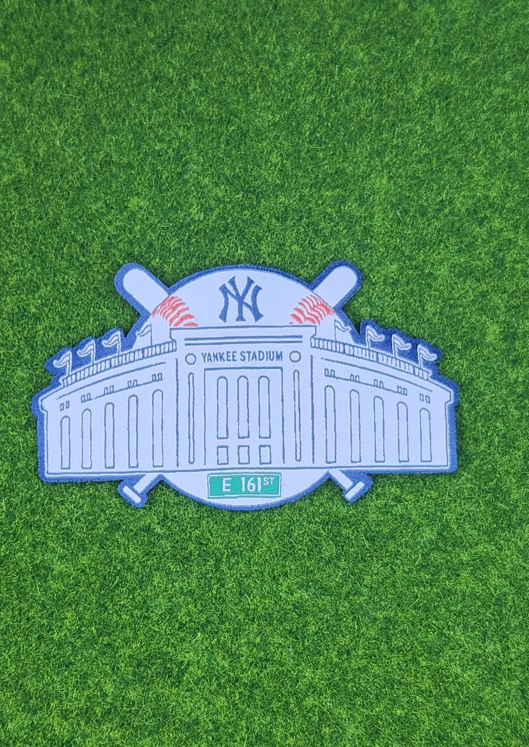 New York Yankees Baseball Stadium Woven Iron-on Patch-4.5 - Etsy