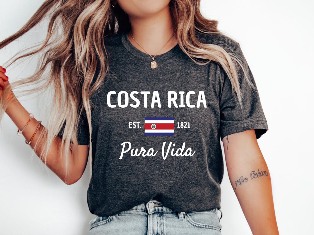 Costa Rica Shirt, Pura Vida T Shirt, Family Travel, Unisex Tee ...