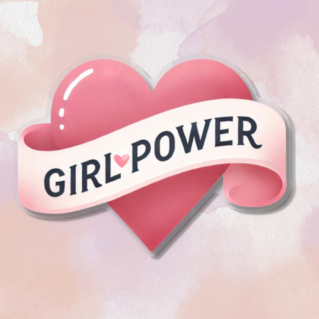 Girlpower Acrylic Lapel Pin: Motivational Positivity Pin - Etsy
