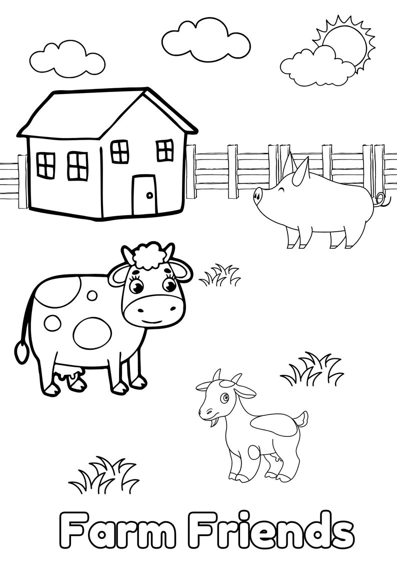 Coloring Pages for Kids, Educational Pre-k Kindergarten Worksheets, Sea ...