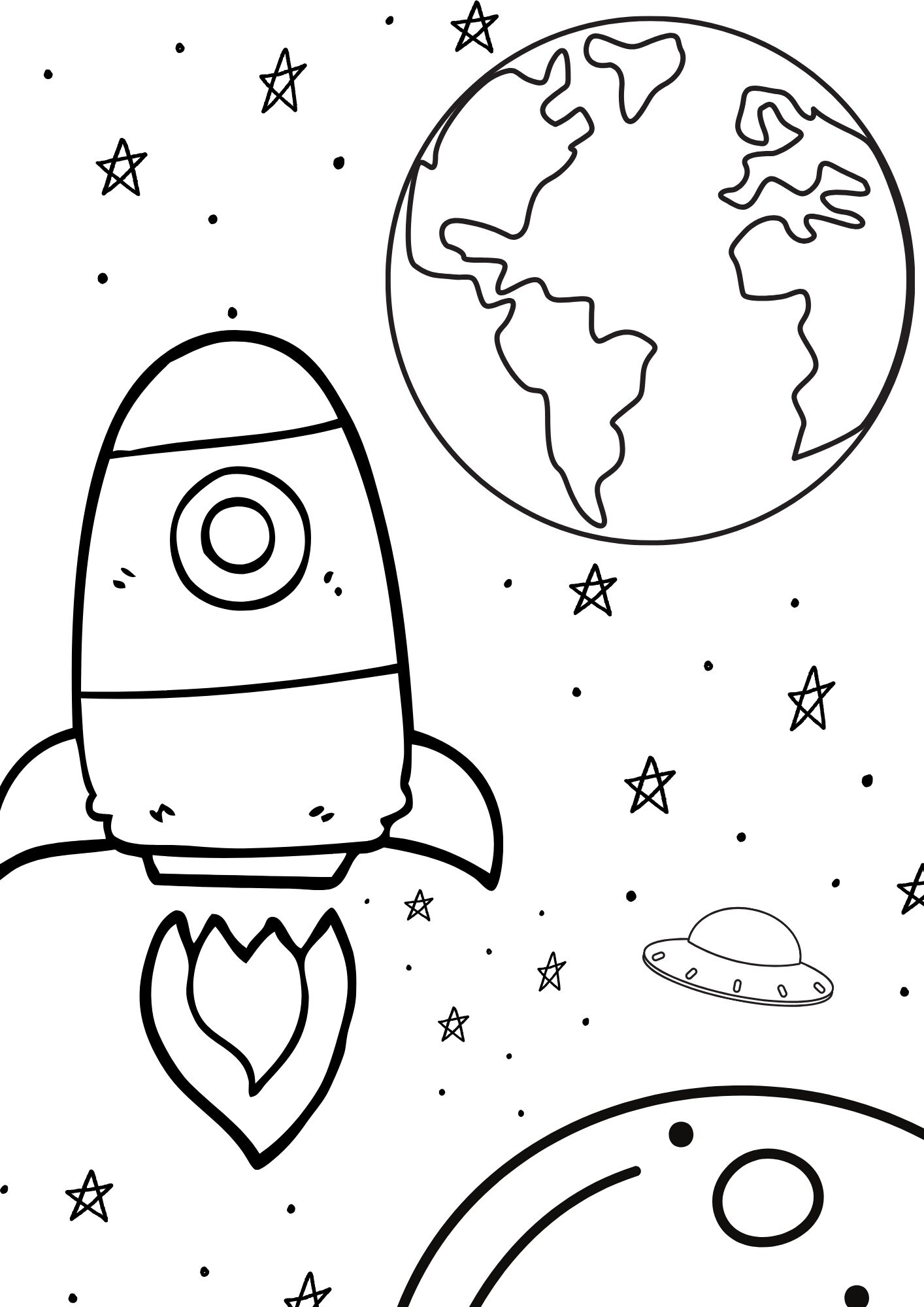 Coloring Pages for Kids, Educational Pre-k Kindergarten Worksheets, Sea ...