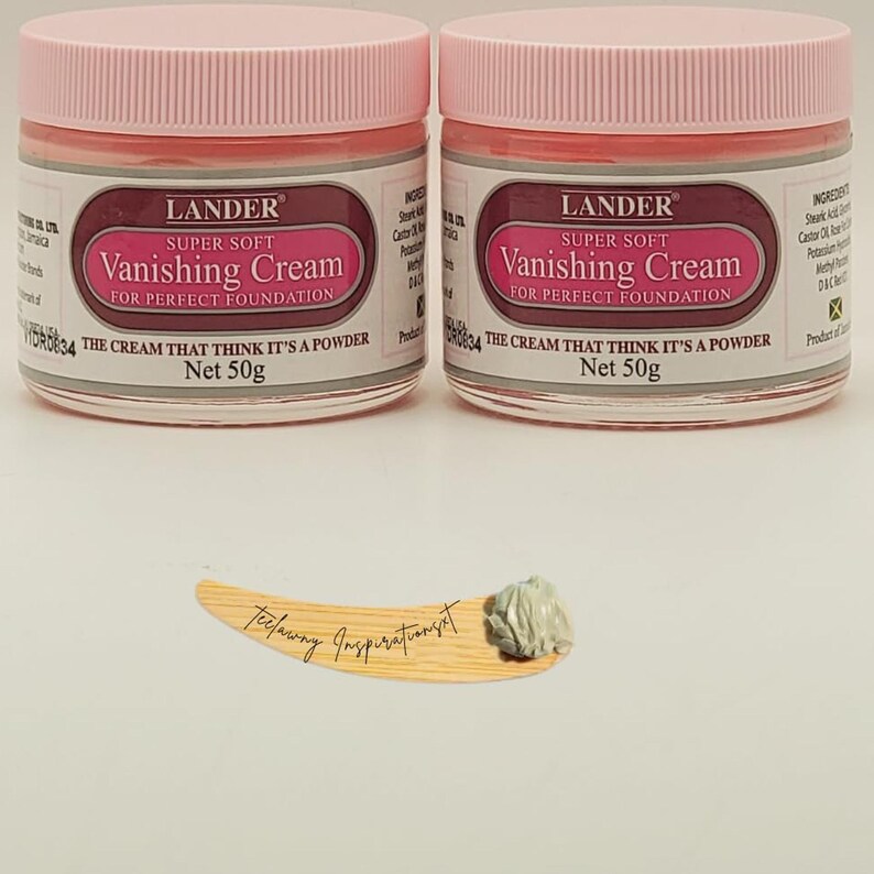 Original Jamaican Lander Vanishing Cream (50g) - 2 Packs of Face Cream ...