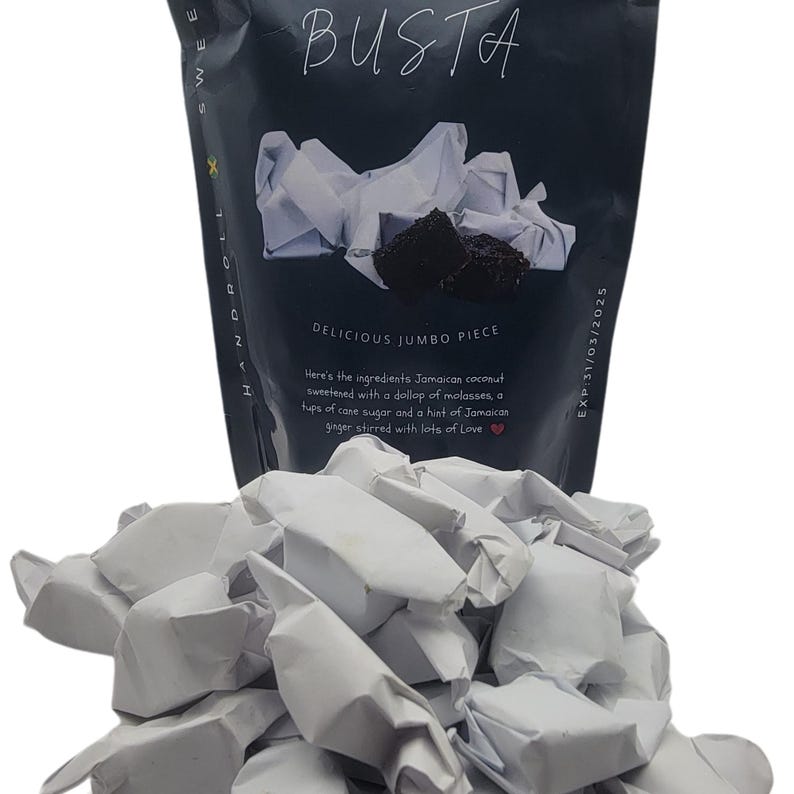 2 Pack and Jumbo Pack jamaican Busta Ole' Time Jamaican Candy Made in ...