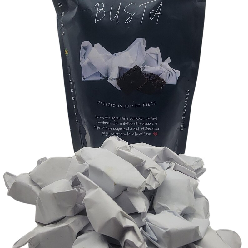 2 Pack and Jumbo Pack jamaican Busta Ole' Time Jamaican Candy Made in ...