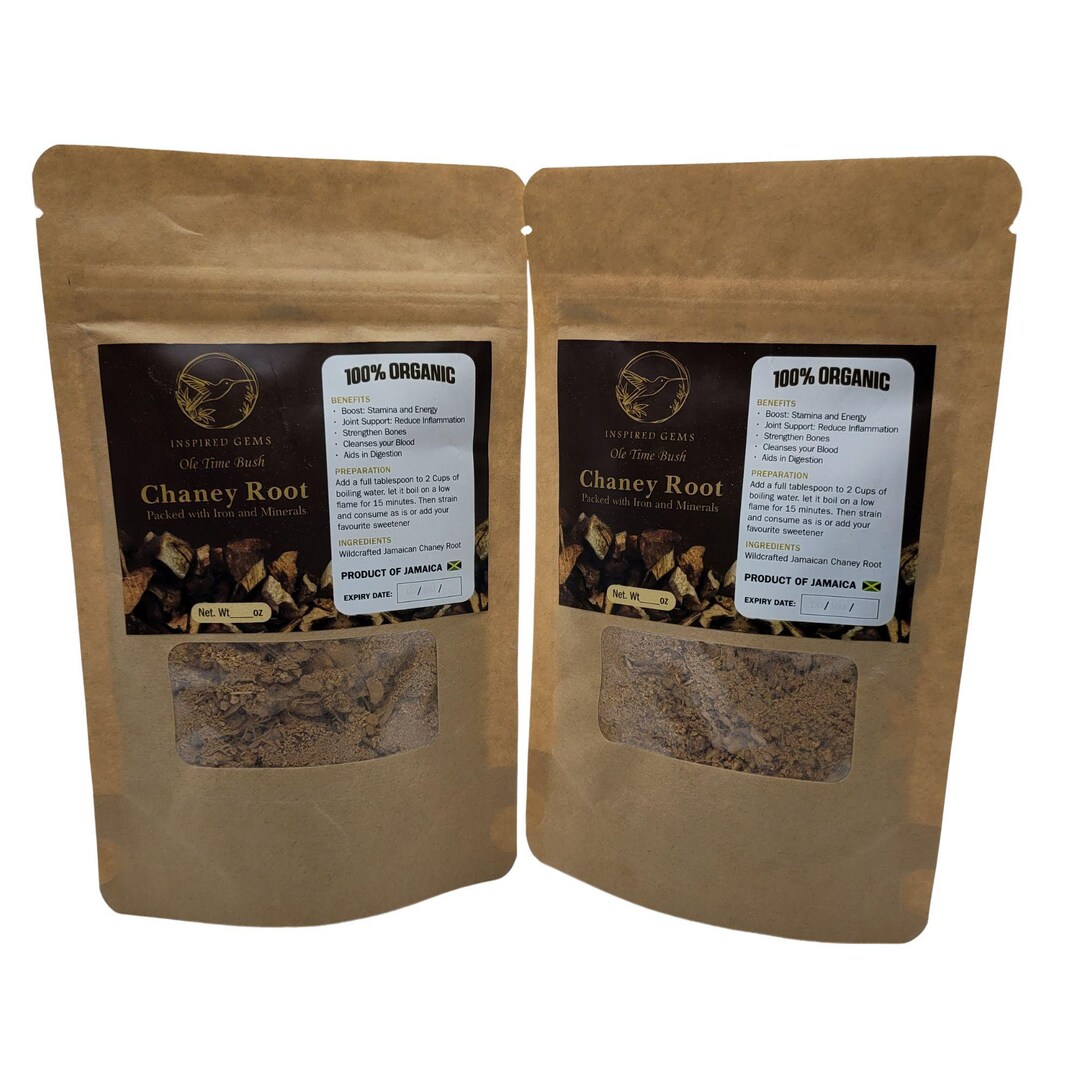 2pack-100% Jamaican Chaney Root- Locally Harvested Chaney Root- (2x2oz ...