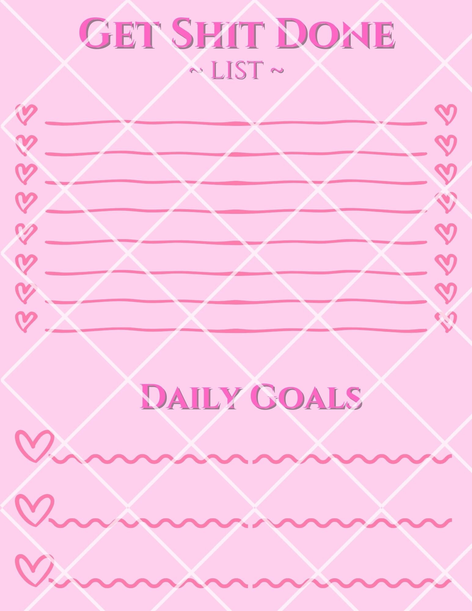 EDITABLE Daily Planner, to Do List, Canva Template, Customizable ...